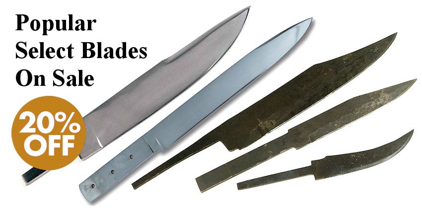 Hand-Forged Carbon Steel Knife Blades | Crazy Crow Trading Post