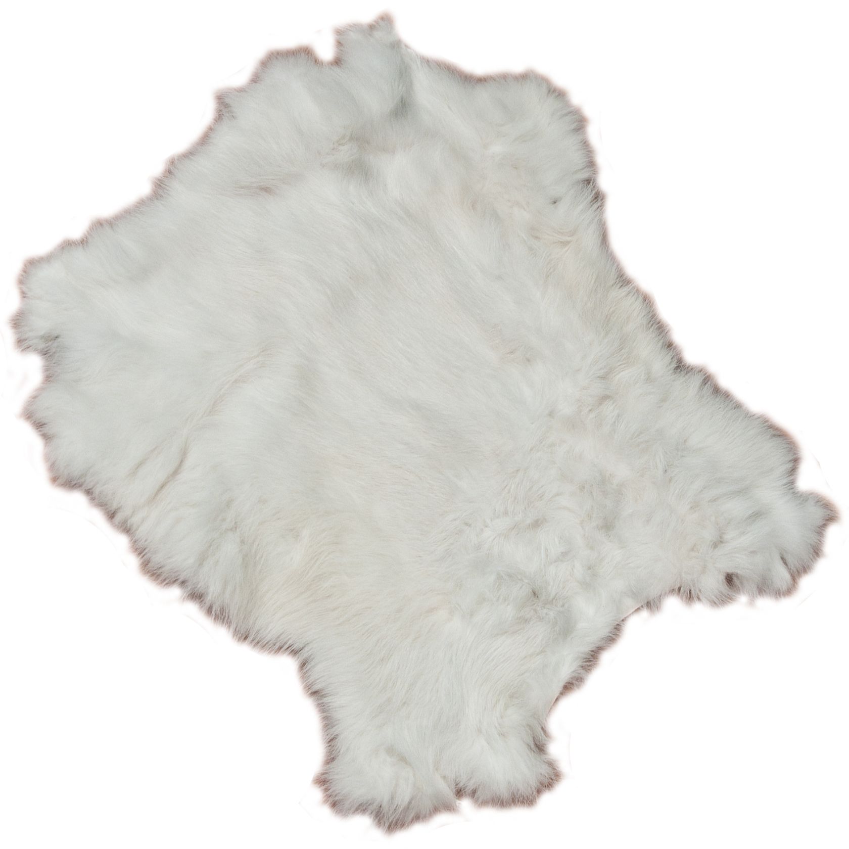 Rabbit Skins - Regular, White | Rabbit Furs | Crazy Crow Trading Post