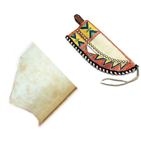 Rawhide Craft Bends - 1/3 Bend | Craft Leather | Crazy Crow Trading Post