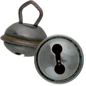 Hawk Bells - Antique Brass, 3/8" | Crazy Crow Trading Post