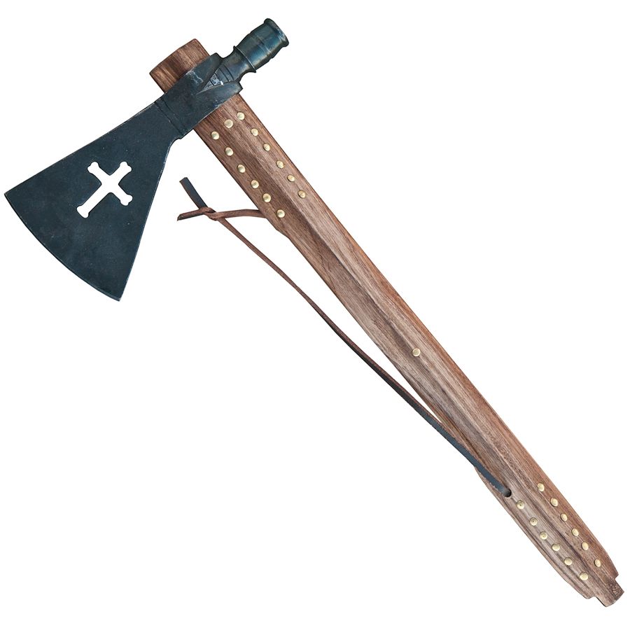 Crazy Crow Trading Post: Sioux Pipe-Axe Pierced Cross