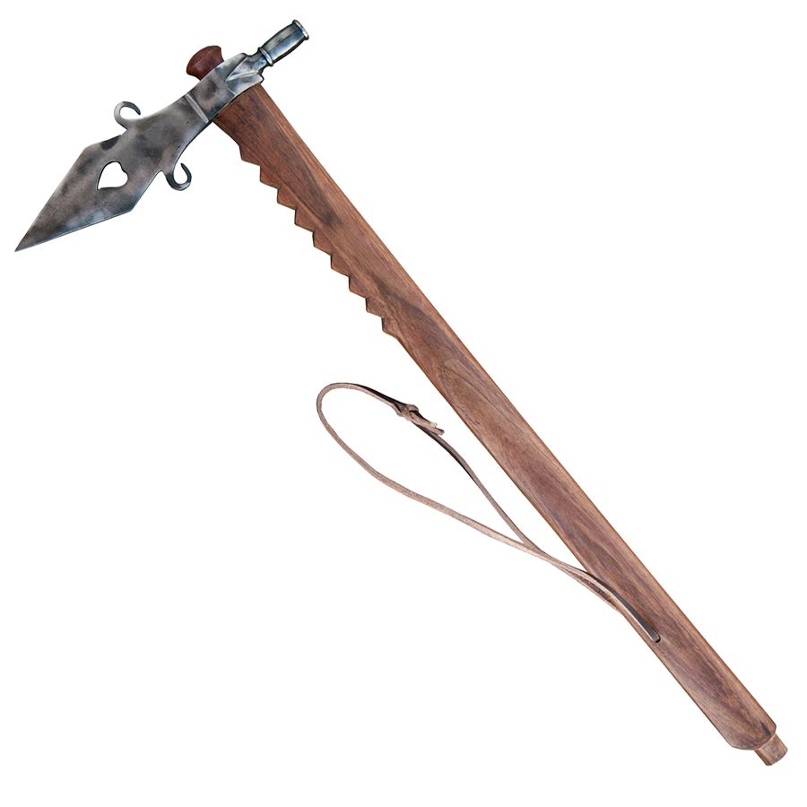 Crazy Crow Trading Post: Miami Pipe Axe - Heart Pierced 25