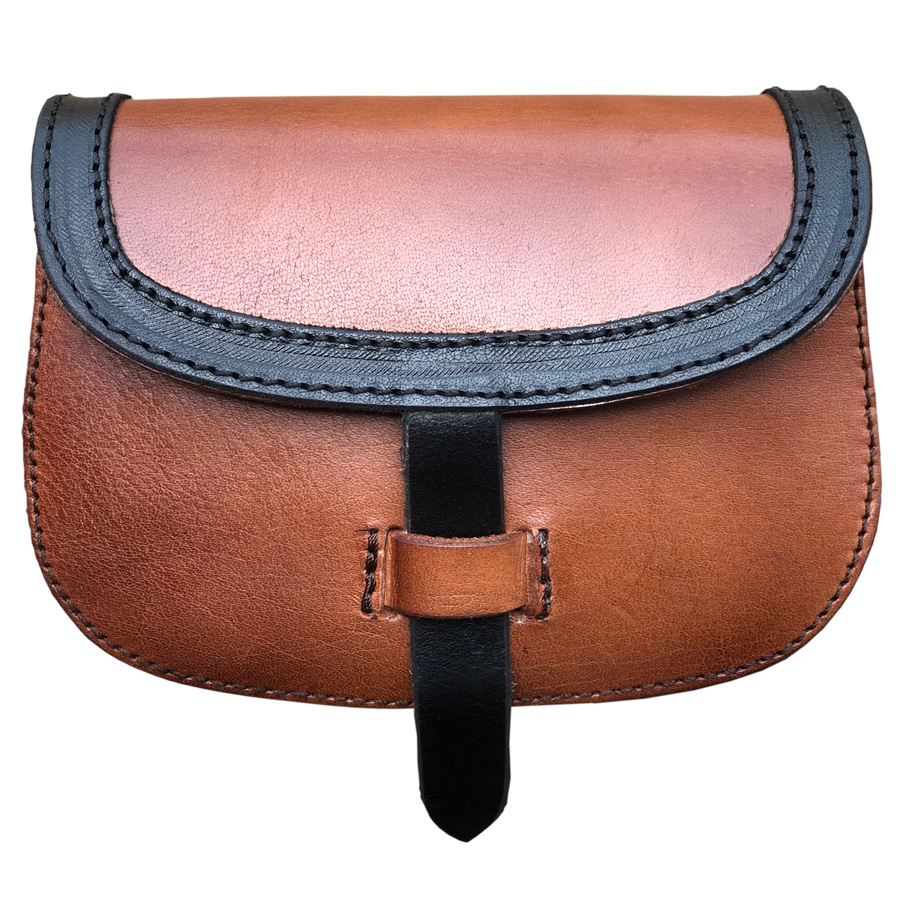 Crazy Crow Trading Post: Early Style Belt Bag Double Belt Loop w/Black ...