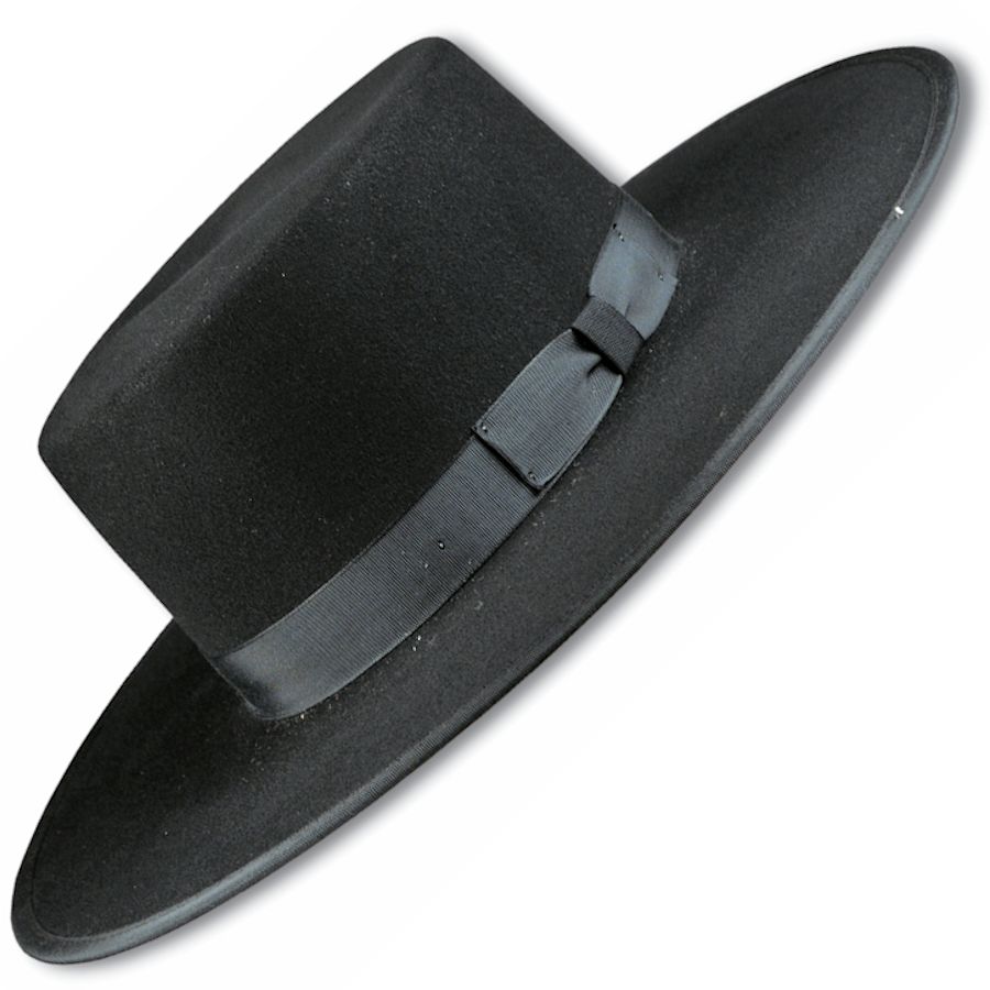 Jim Bridger Hat- Mountain Man Reenactment Hat- Regular Wool Felt Hat