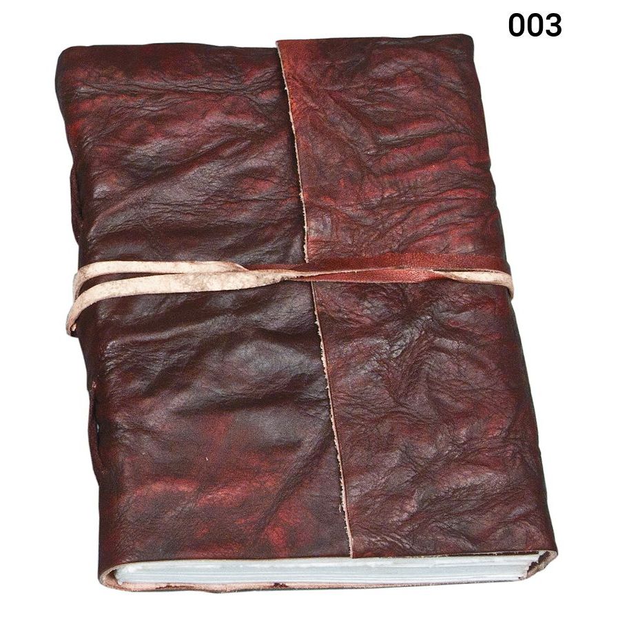 Vintage Distressed Leather Bound Journal | Leather Travel Journal