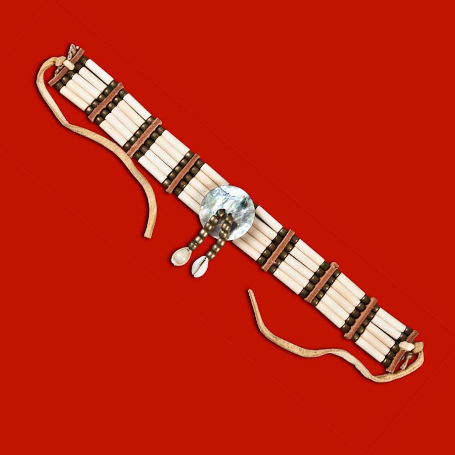 Deluxe Old-Style Brass Bead Choker Kit - Genuine Bone Tubes | Crazy ...