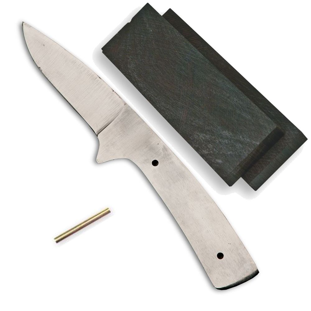 Rocky Mountain Drop Point Knife Kit - Stainless | Crazy Crow Trading Post
