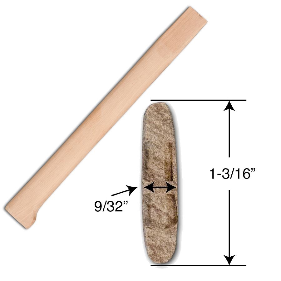 Hickory Hawk Handle- Hickory Handle for Kentucky Belt Axe | Tomahawk ...