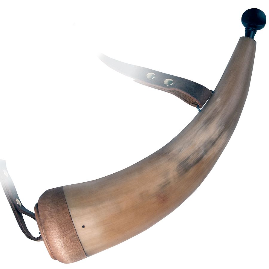 Cumberland Horns - Large Powder Horn - 11-15" | Crazy Crow Trading Post