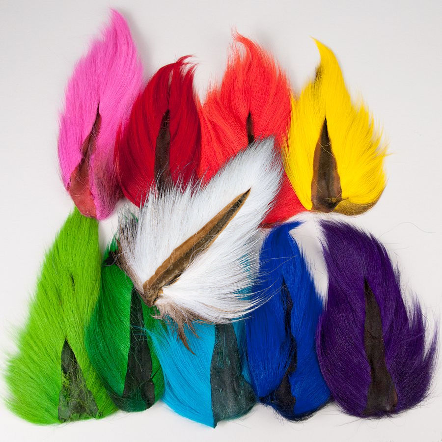 White & Dyed Deer Tails | Crazy Crow Trading Post