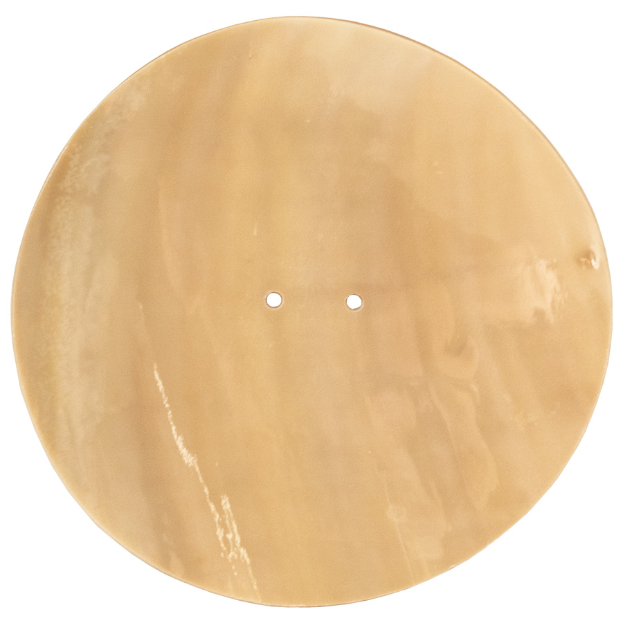 Melon Shell Disc - 3", 2 Hole | Crazy Crow Trading Post