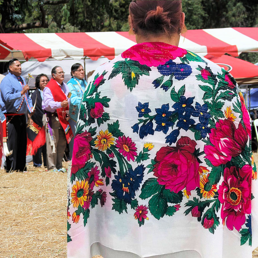 Old Time Acrylic Floral Pattern Scarves 60"x60" | Crazy Crow Trading Post