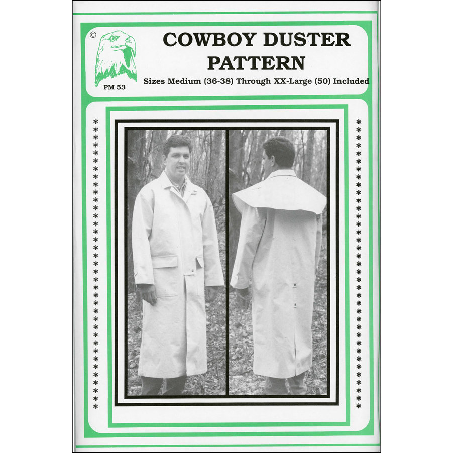 Cowboy Duster Pattern | Crazy Crow Trading Post