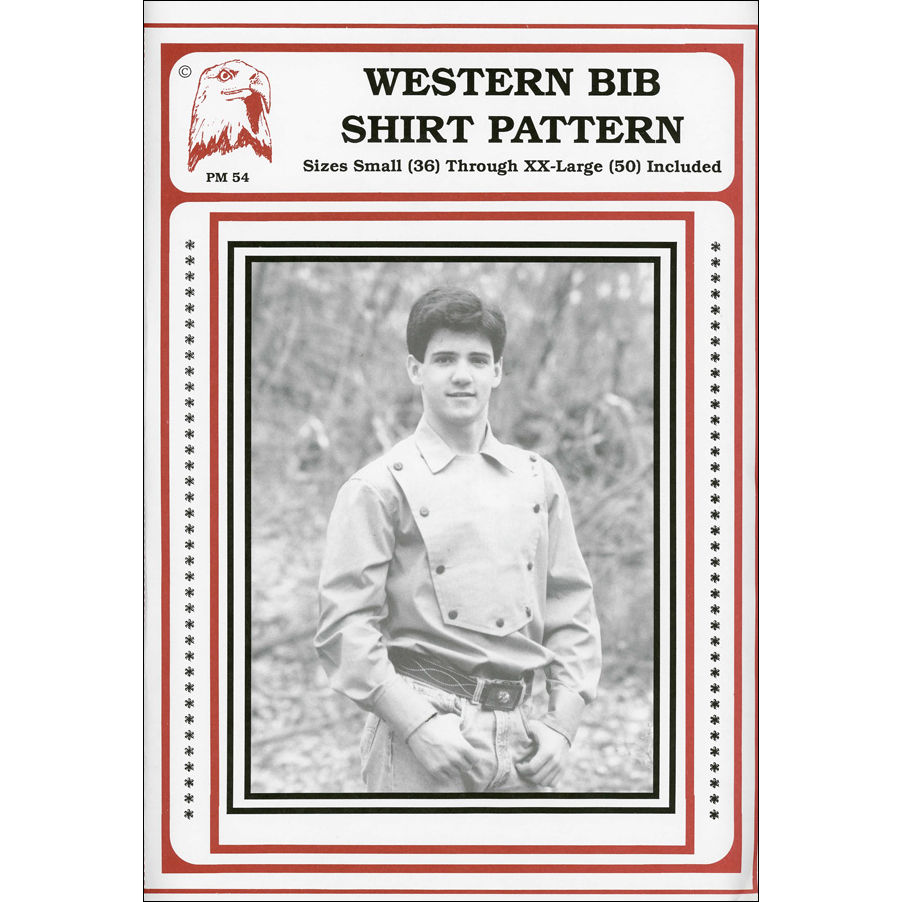 Western Bib Shirt Pattern | Crazy Crow Trading Post