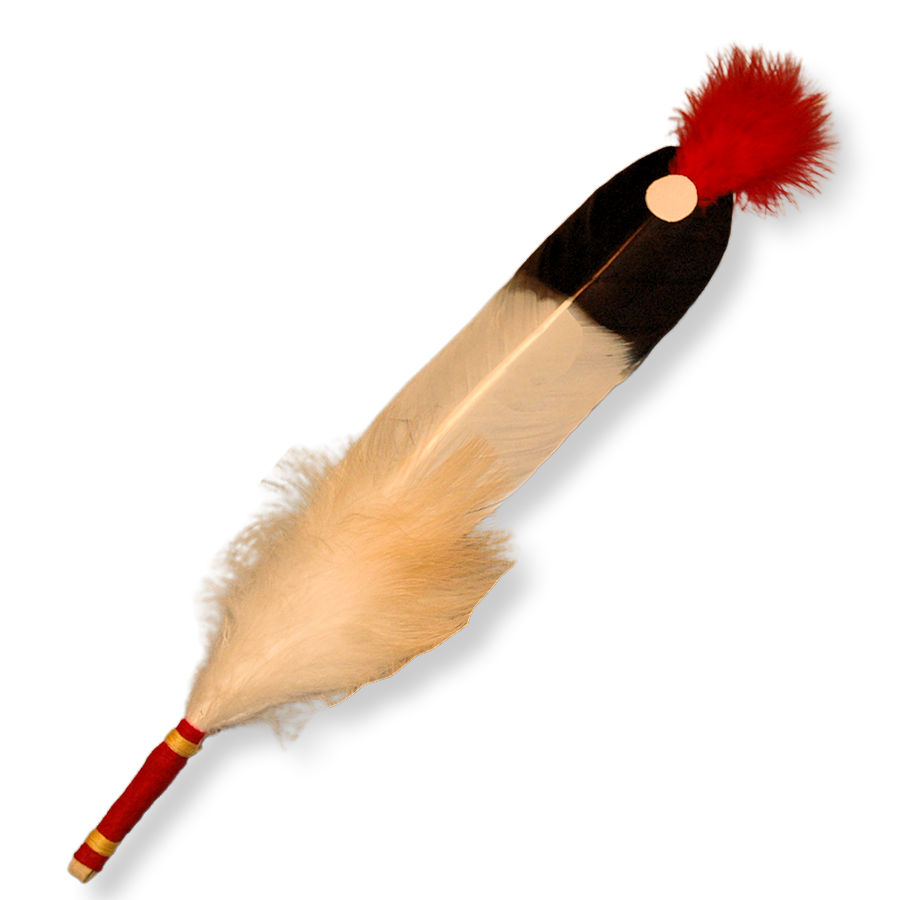 Coup Feather Kit - Hand Painted Eagle Feather | Crazy Crow Trading Post