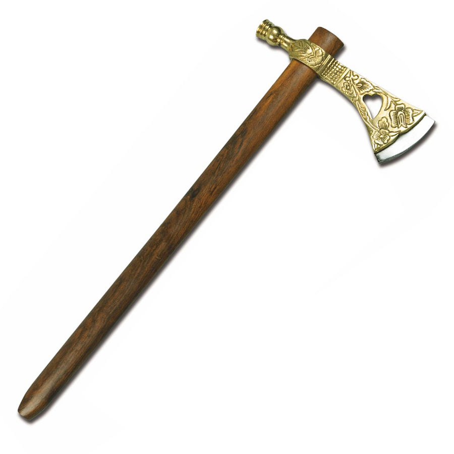 Engraved Brass Tomahawk | Crazy Crow Trading Post