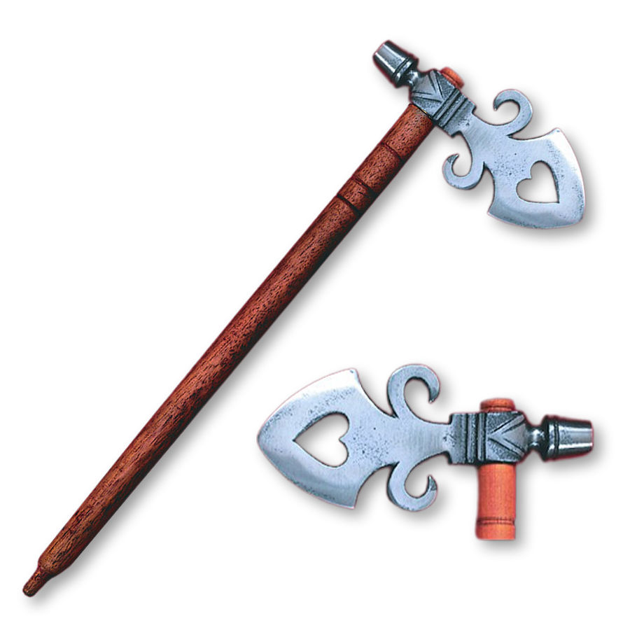 Polished Iron Smoking Hawk French Trader N.W. Coast Style | Crazy Crow ...