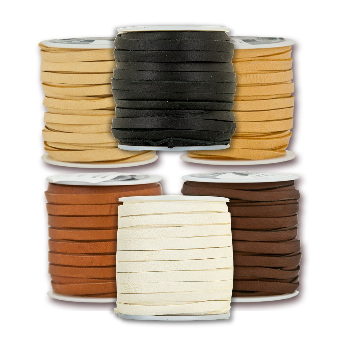 Deerskin Lace - 50 ft spool - 3/16" | Crazy Crow Trading Post