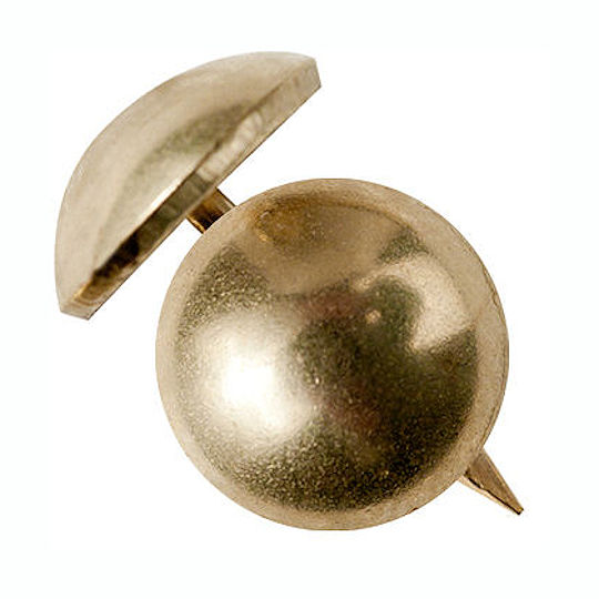 Brass Tacks - High Dome 3/8" | Crazy Crow Trading Post