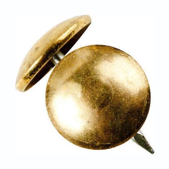 Brass Tacks - Low Dome 7/16" | Crazy Crow Trading Post