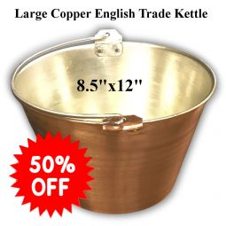 Revolutionary Copper Kettle | Camp Supplies | Crazy Crow Trading Post