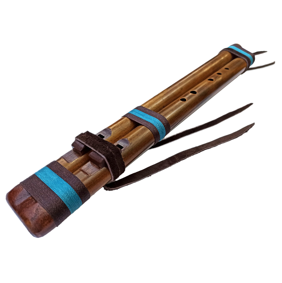 River Cane Double Flute Key A | Crazy Crow Trading Post