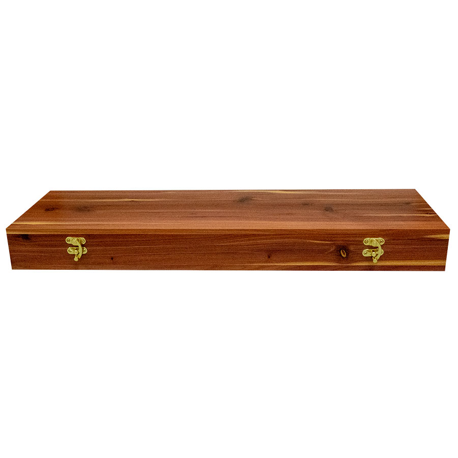 Cedar Flat Fan Box 22-3/4x7-3/4x2-3/4 | Crazy Crow Trading Post