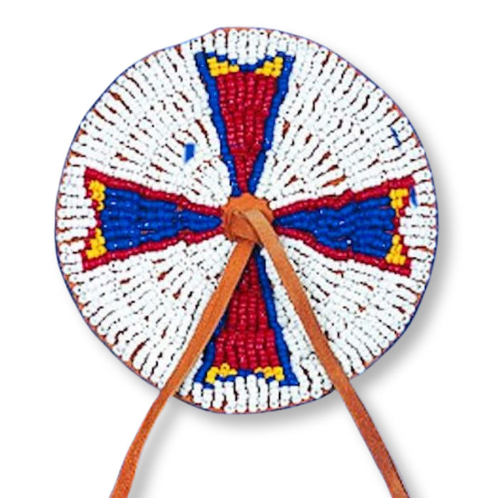 Sioux Lazy Stitch Rosette - 4" | Crazy Crow Trading Post