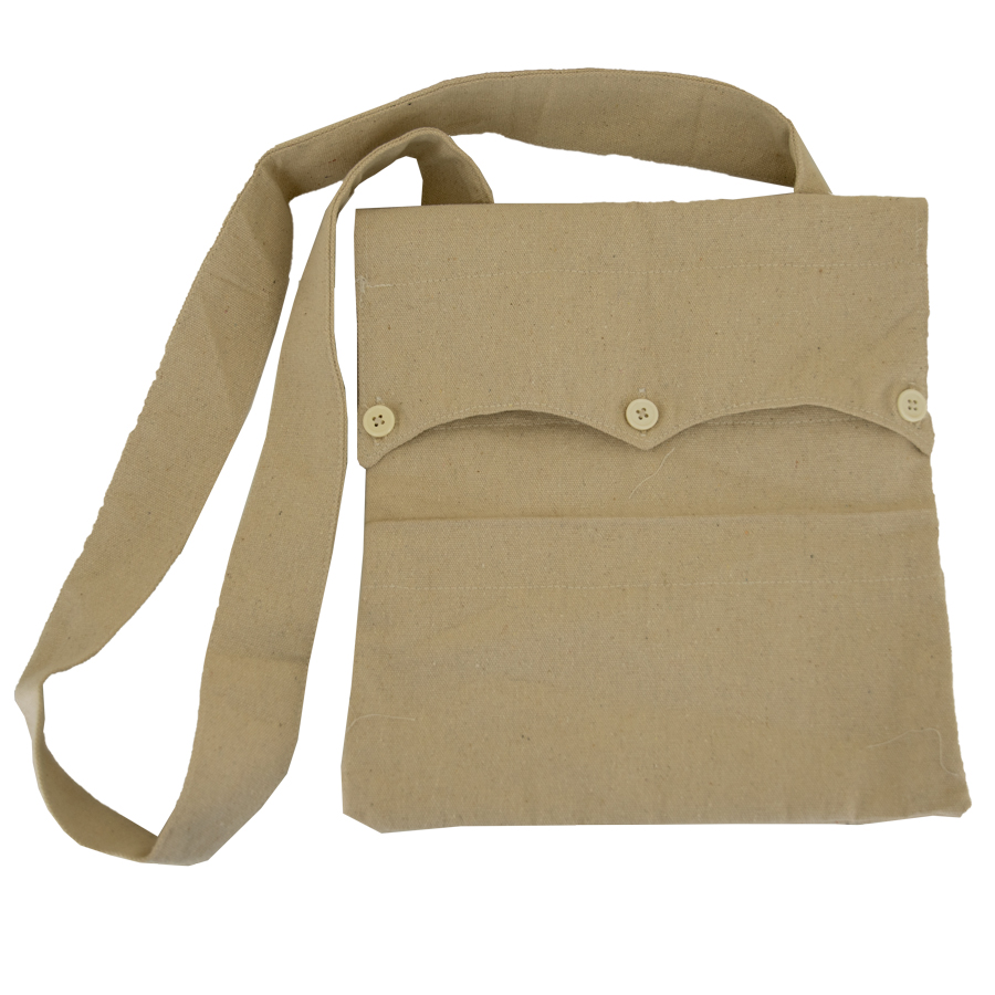 Canvas Haversack Three Button Flap 11"x10" | Crazy Crow Trading Post