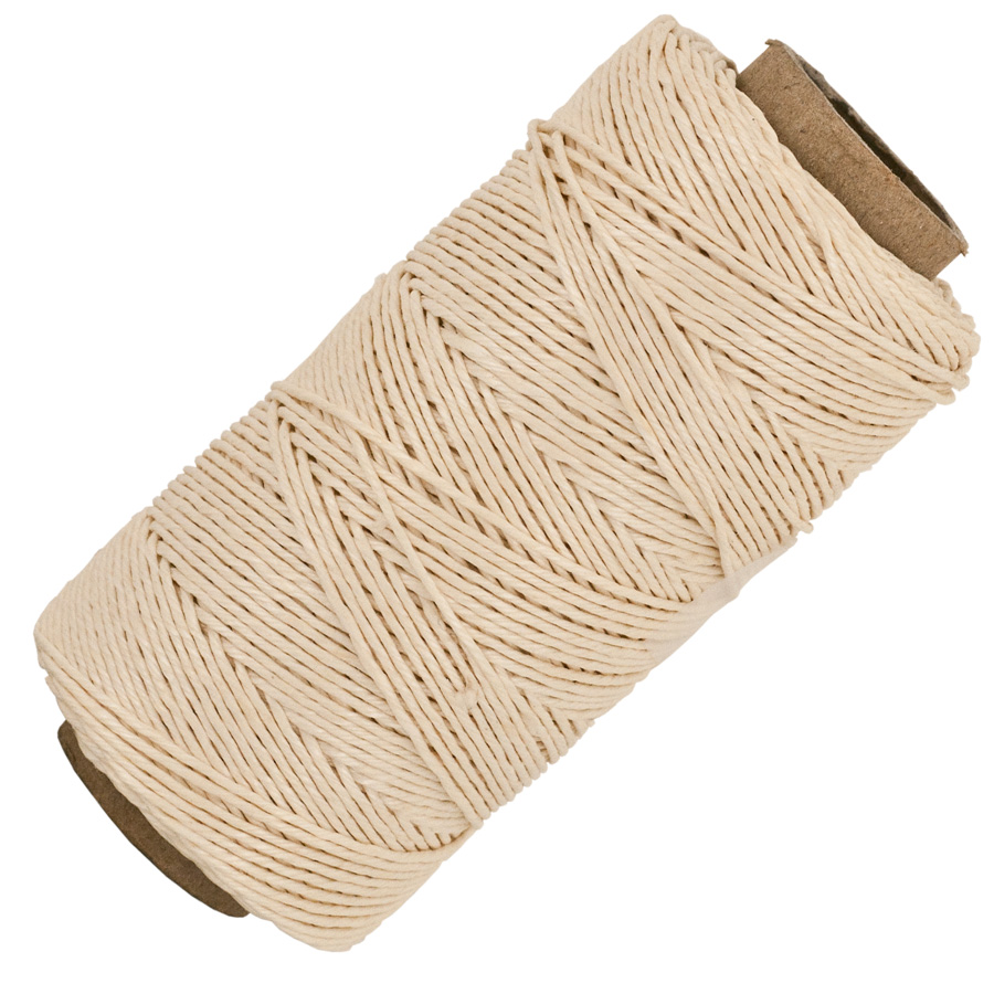 Hemp Cord for Crafts - Cream 25# | Crazy Crow Trading Post