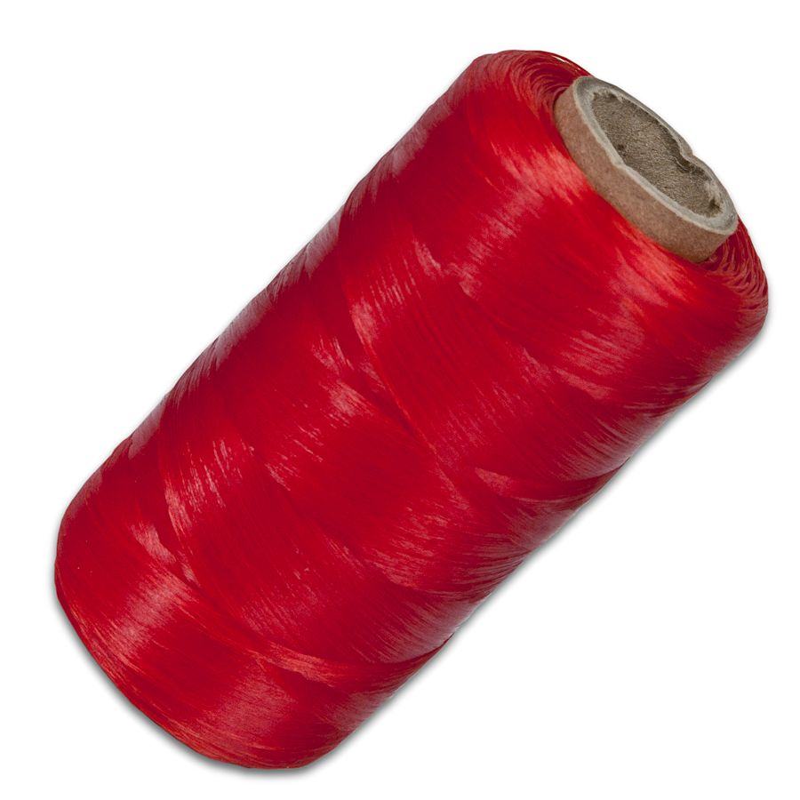 Crazy Crow Trading Post: Simulated Sinew - Red (8 oz Spool)