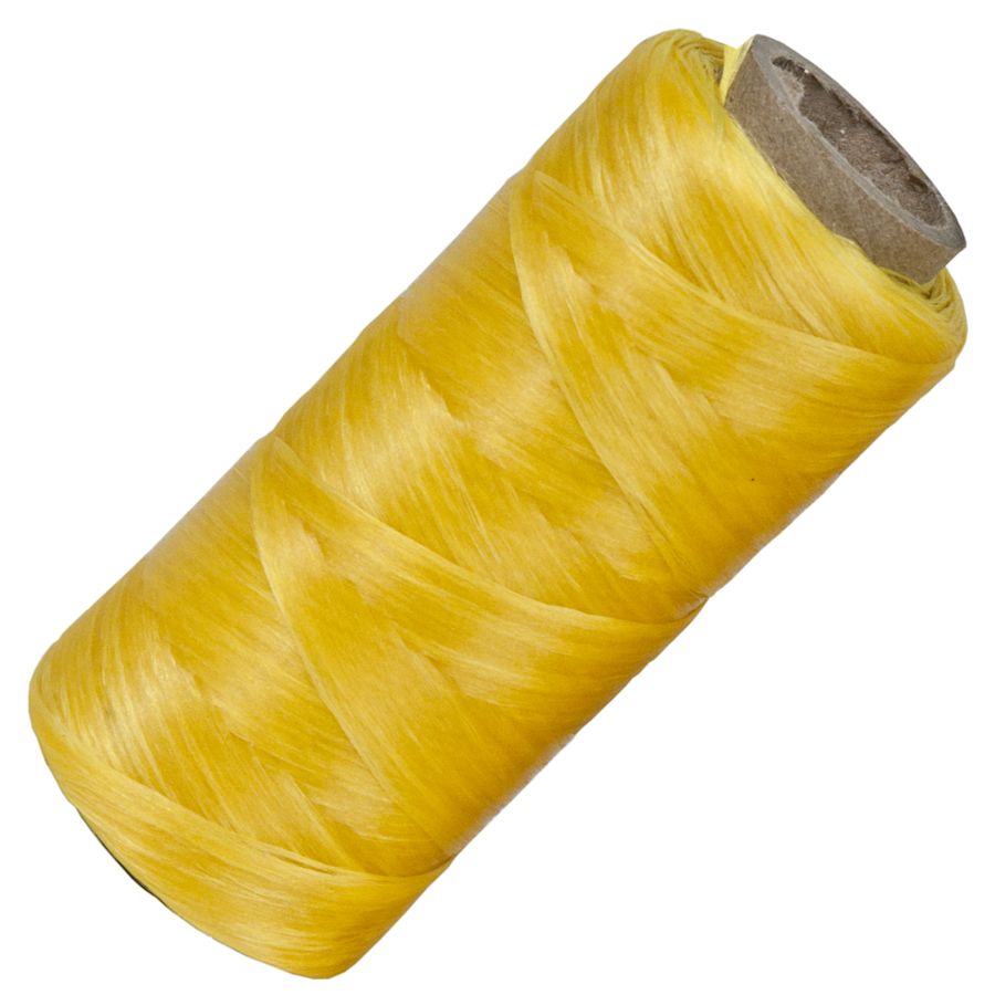 Crazy Crow Trading Post: Simulated Sinew - Yellow (4 oz Spool)