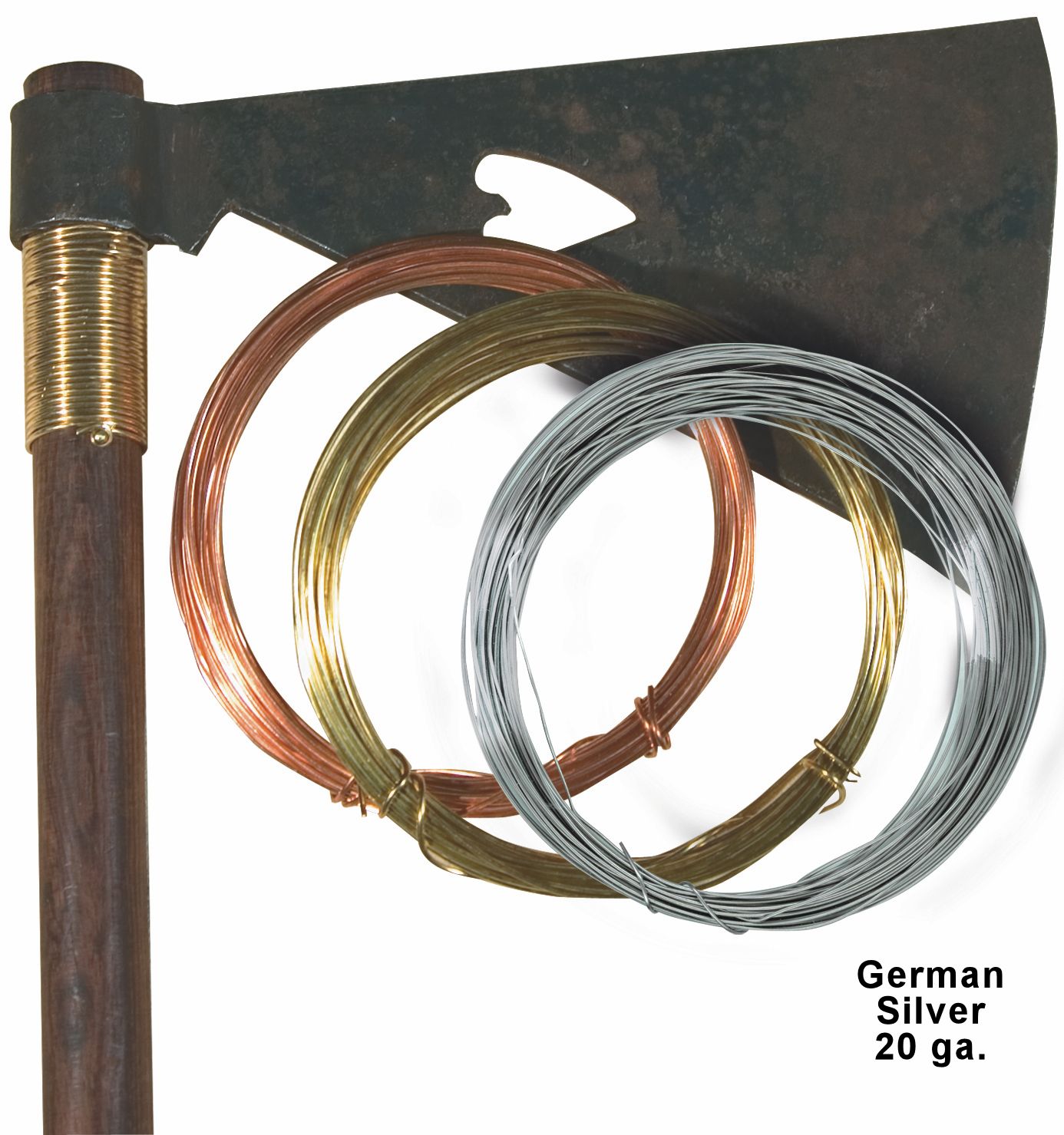 German Silver Craft Wire - 20 Ga., 50 ft Rolls | Crazy Crow Trading Post
