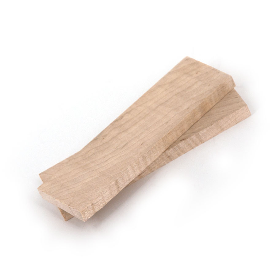 Crazy Crow Trading Post: Curly Maple Scales - Large (Pair)