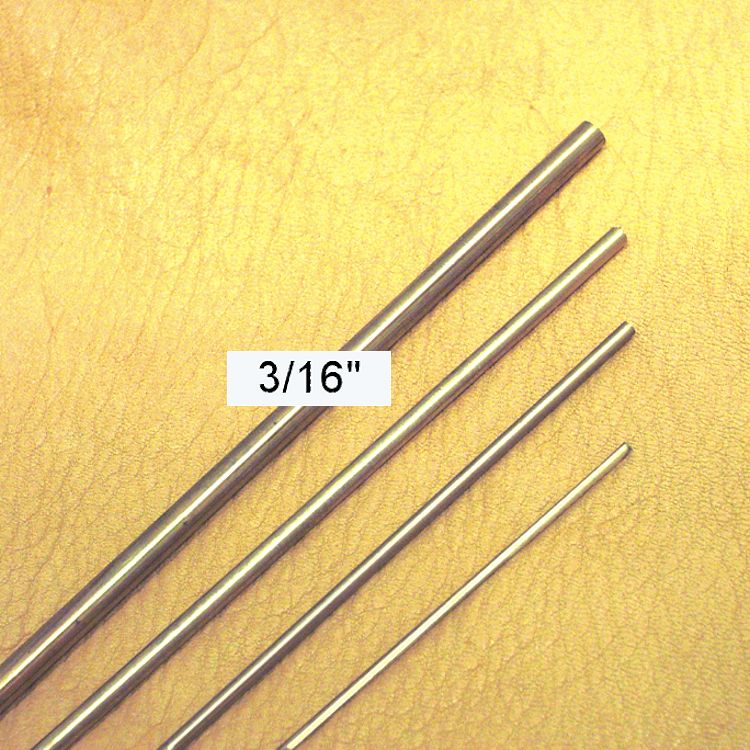 Brass Rods for Cutler's Pins - 3/16" x 12" | Crazy Crow Trading Post