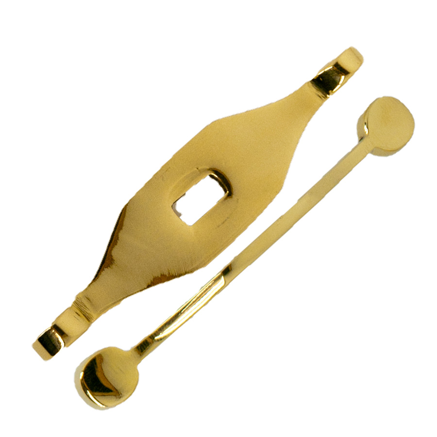 Fancy Brass Bowie Knife Guard 403 | Crazy Crow Trading Post