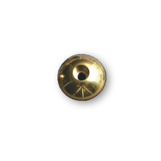 Turned Brass Pommel, fits 7 & 8" Bowies | Crazy Crow Trading Post