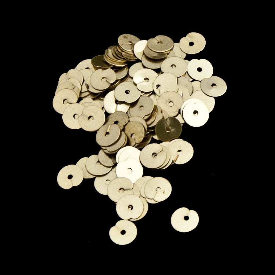 Old Time French Brass Sequins - 1/4" | Crazy Crow Trading Post