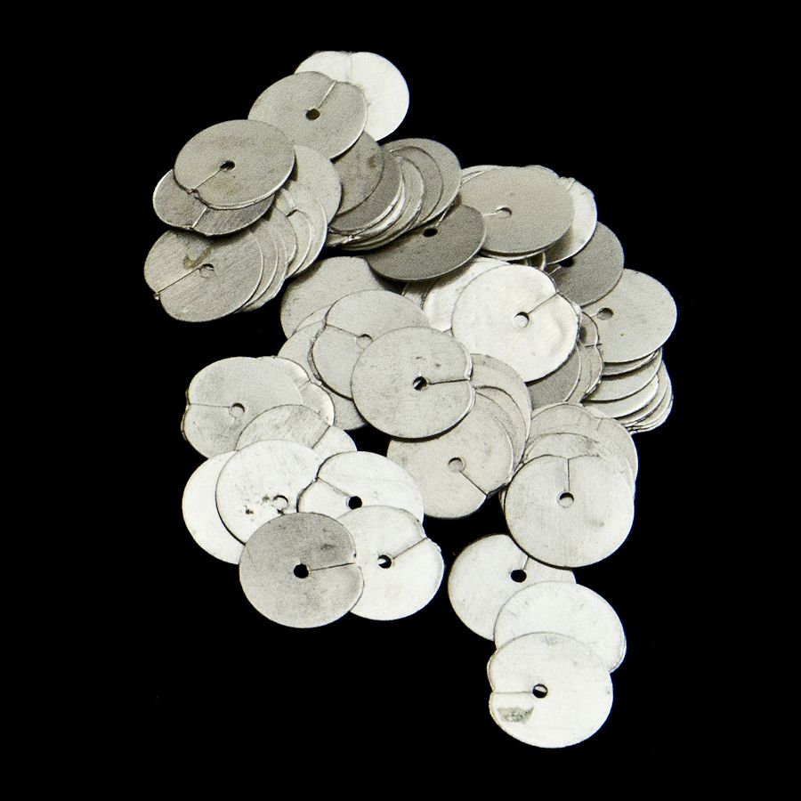 Old Time French Silver Sequins - 3/8" | Crazy Crow Trading Post
