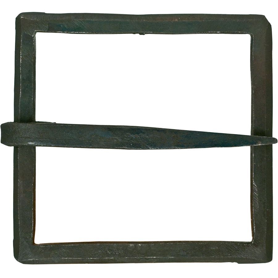 18th Century Hand Forged Buckles - 2" Square, No Center Bar
