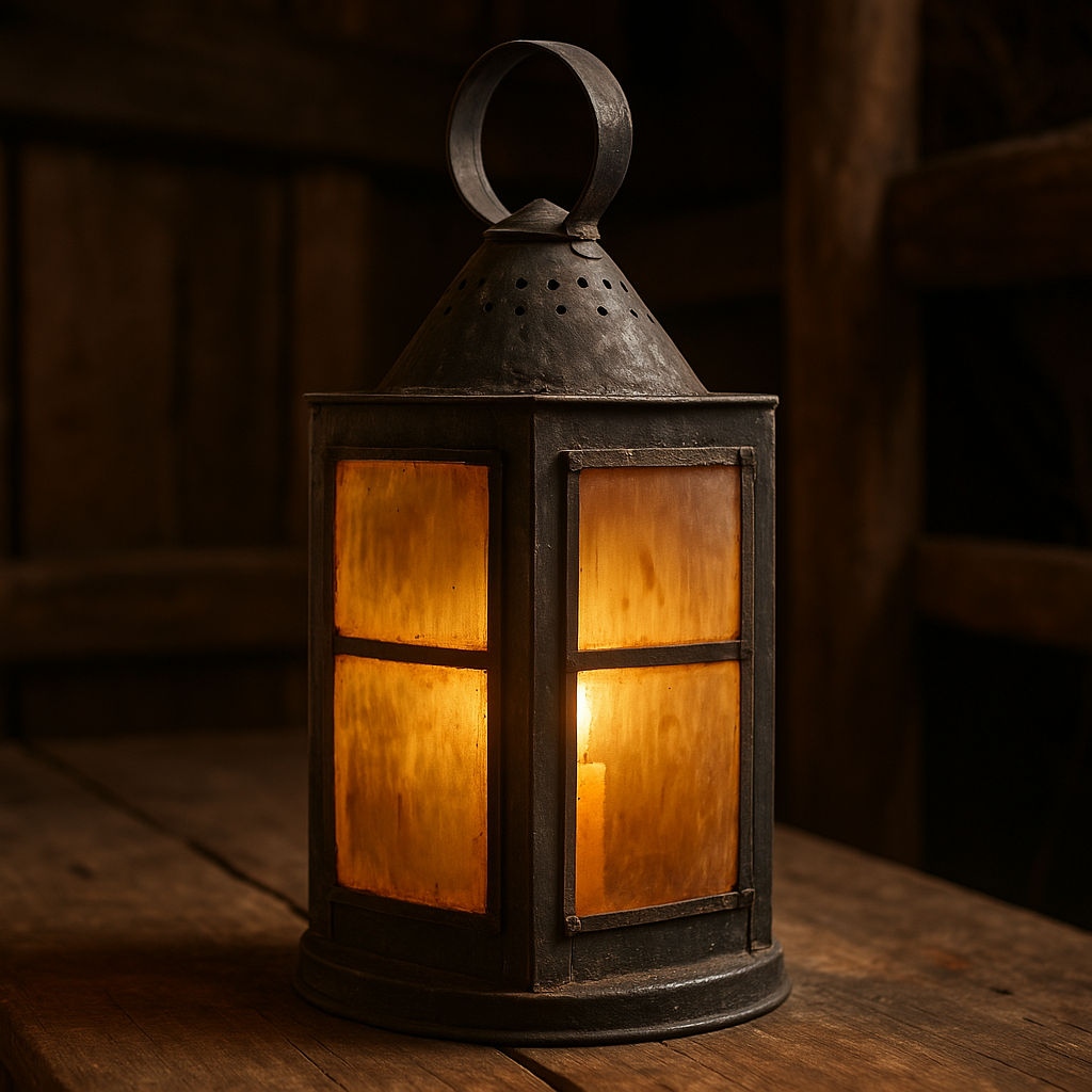 Horn Lantern Pane, 4"x5"x2mm - Amber | Crazy Crow Trading Post