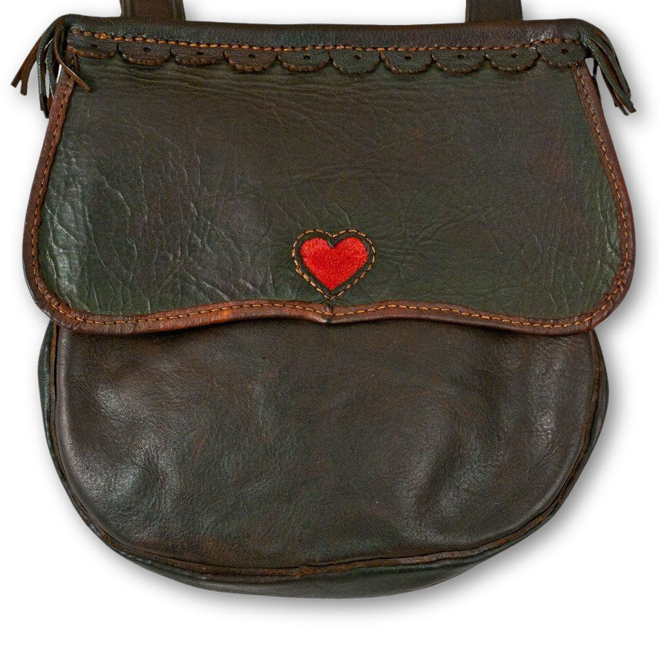 Custom Hunting Pouch - Single Heart Flap with Gusset - Premium Quality ...