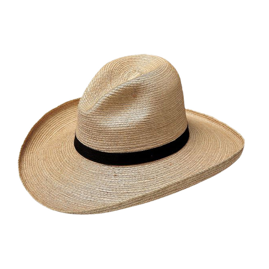 Oak Gus Palm Leaf Cowboy Hat- Palm Hat- Palm Straw Hat- Guatemalan Palm ...