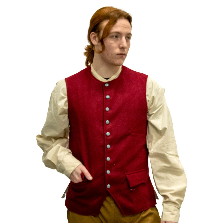 1770s Colonial Waistcoat | Colonial Clothing | Crazy Crow Trading Postv