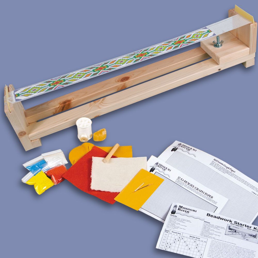 Deluxe Beadwork Kit with Adjustable Bead Loom - 2 Piece (23") | Crazy ...
