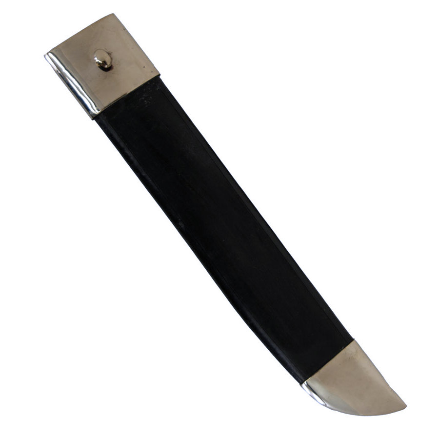 Custom Molded San Jacinto Bowie Scabbard - German Silver Throat & Tip ...