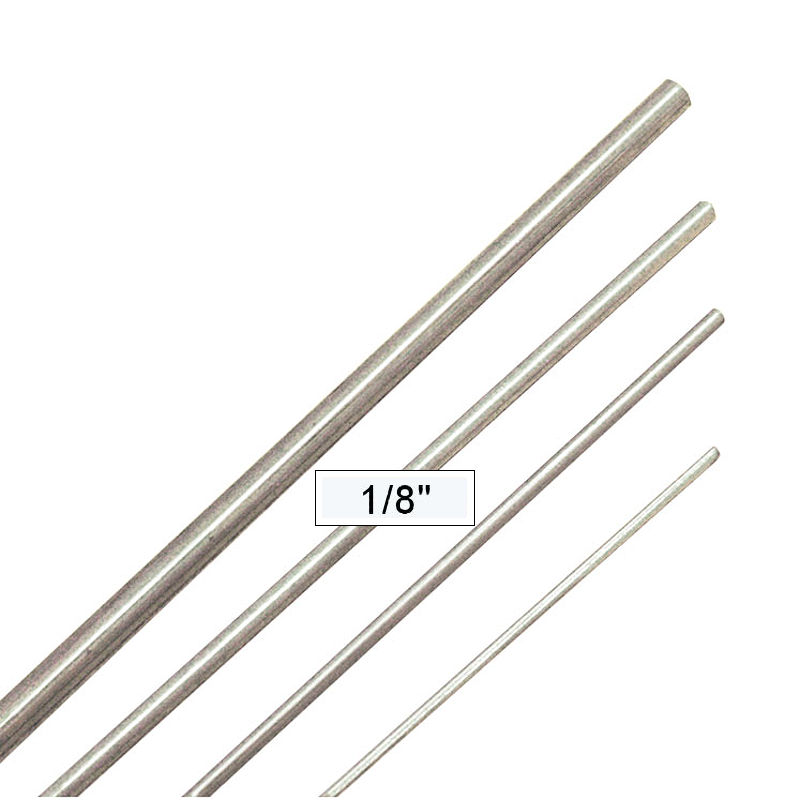 Nickel Silver Rods for Cutler's Pins - 1/8" x 12" | Crazy Crow Trading Post
