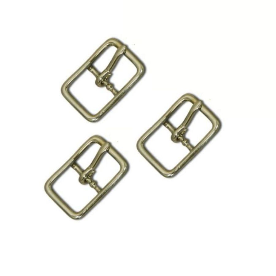 Brass Utility Buckles - 3/4" | Crazy Crow Trading Post