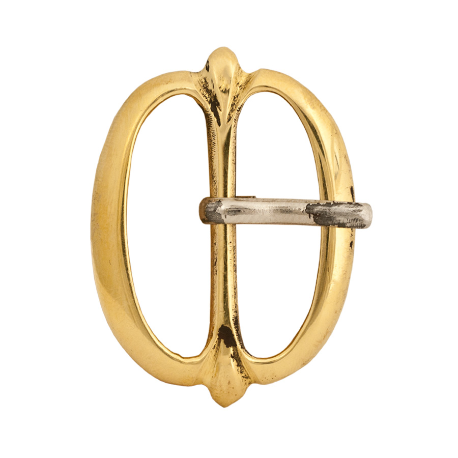 18th Century Brass Waist Belt Buckle - 1-3/4" | Crazy Crow Trading Post