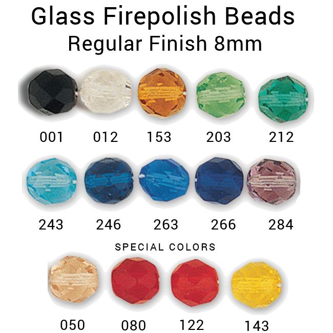 Glass Fire Polish - 8mm, Regular Finish | Crazy Crow Trading Post